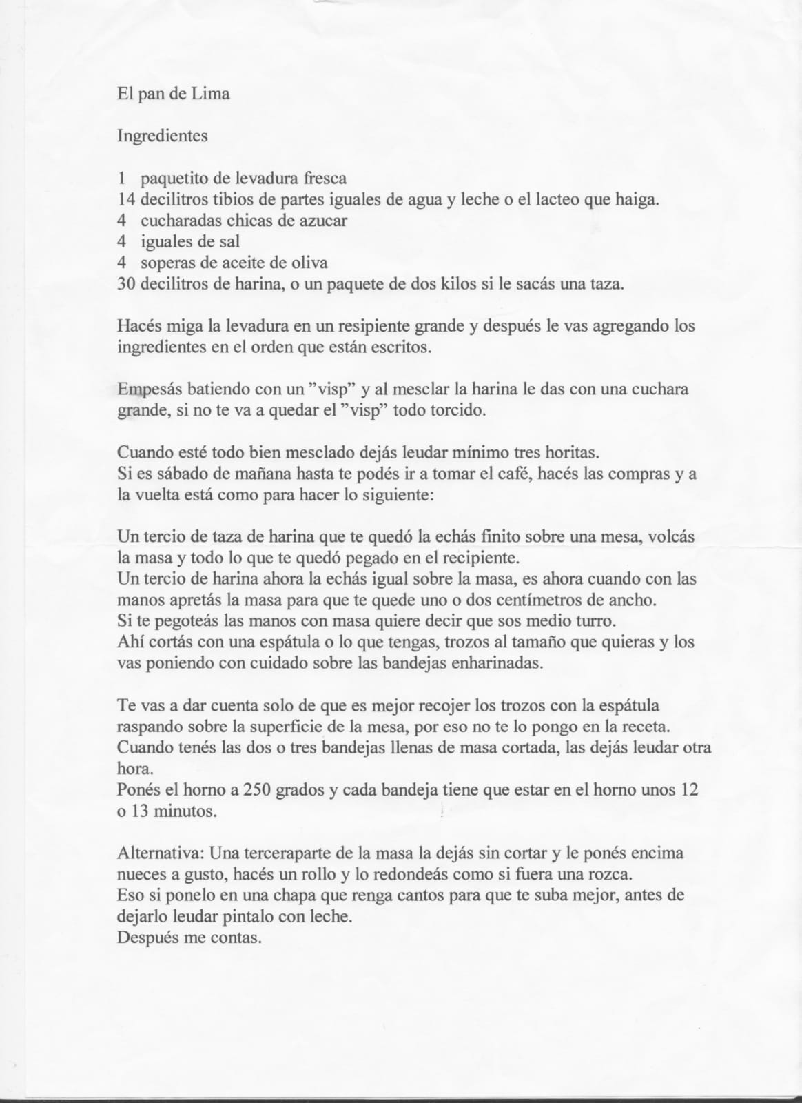 El pan de Lima | Chichirimochi